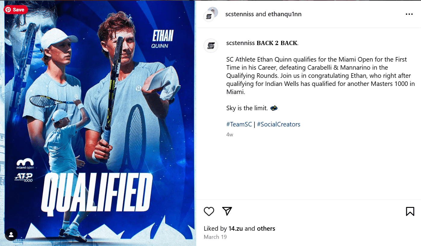 Ethan Quinn Âge: Ethan Quinn : L'étoile montante du tennis ! Découvrez ...